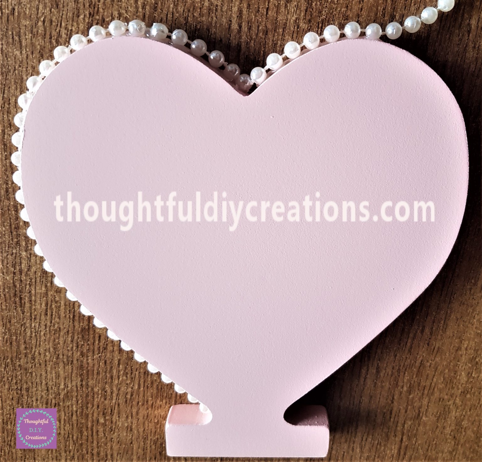 Mothers Day Heart Craft - thoughtfuldiycreations D.I.Y. Mothers Day Craft