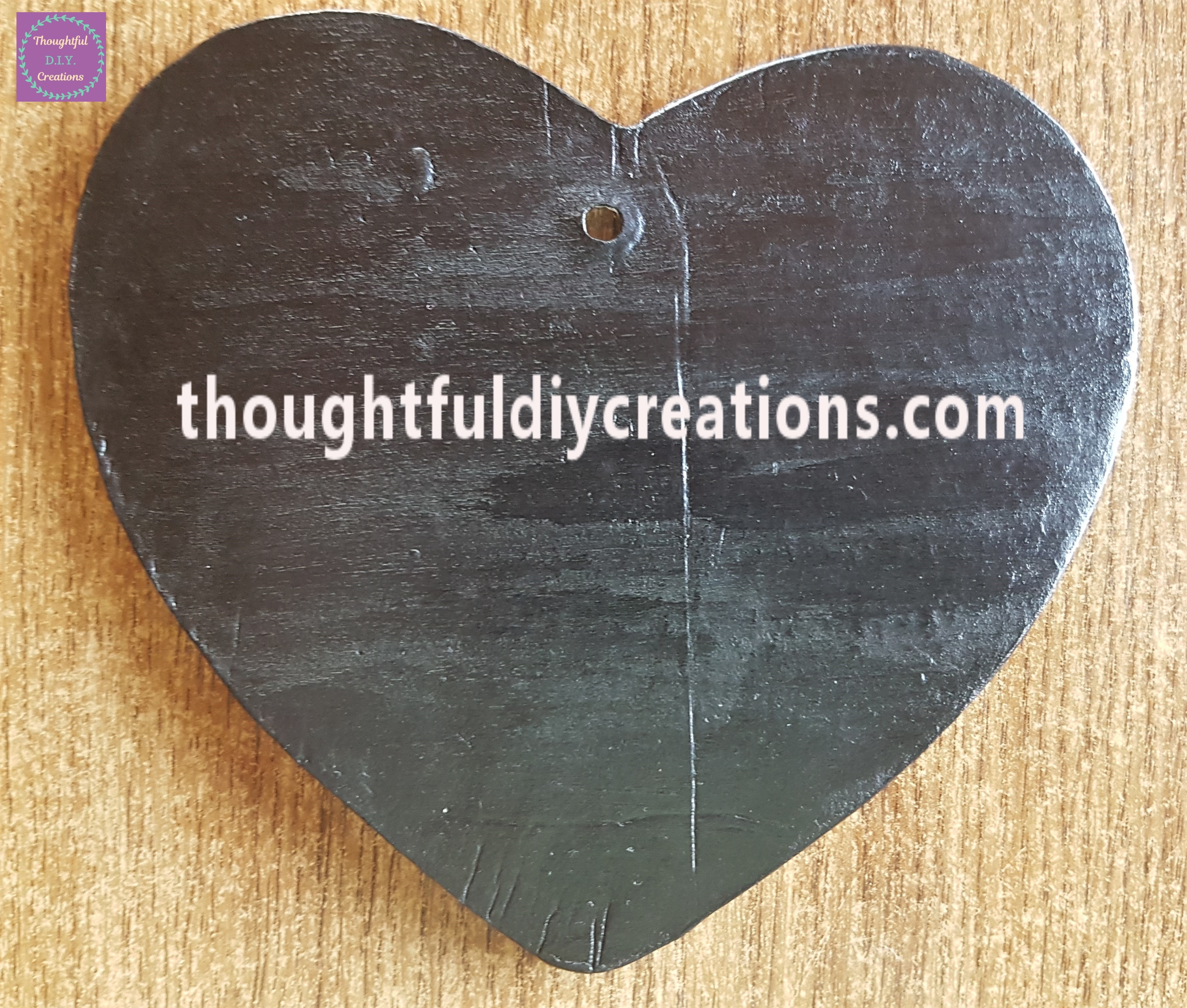 Clay Heart Tutorial - thoughtfuldiycreations D.I.Y. Home Decor Gift Idea