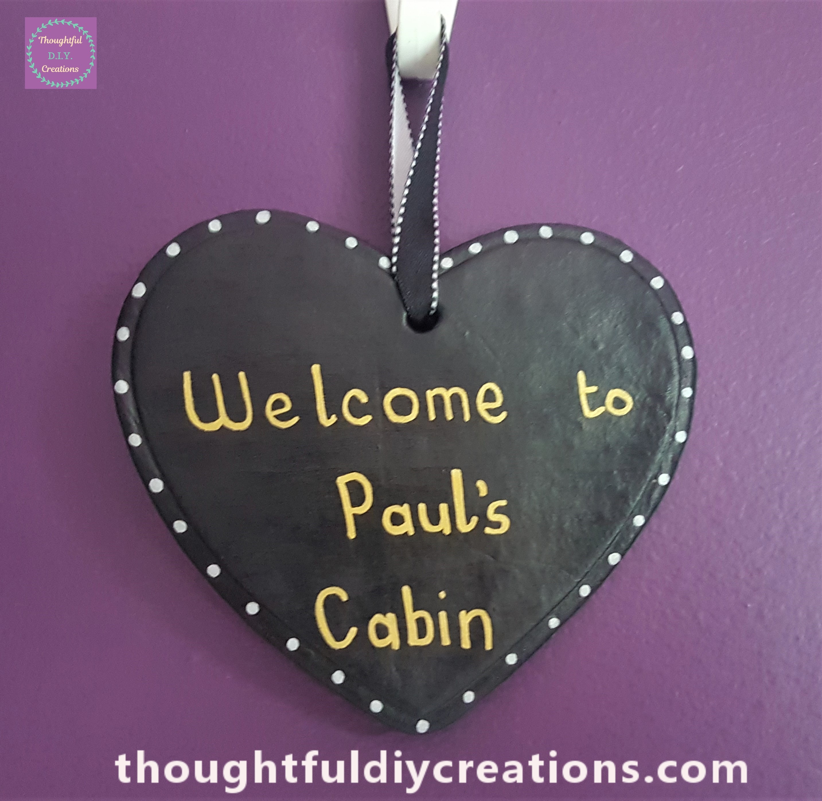 Clay Heart Tutorial - thoughtfuldiycreations D.I.Y. Home Decor Gift Idea