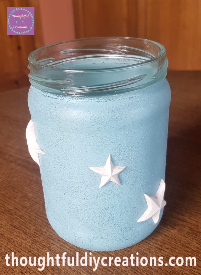Moon and Stars Light-Up-Jar Tutorial - thoughtfuldiycreations D.I.Y. Jar