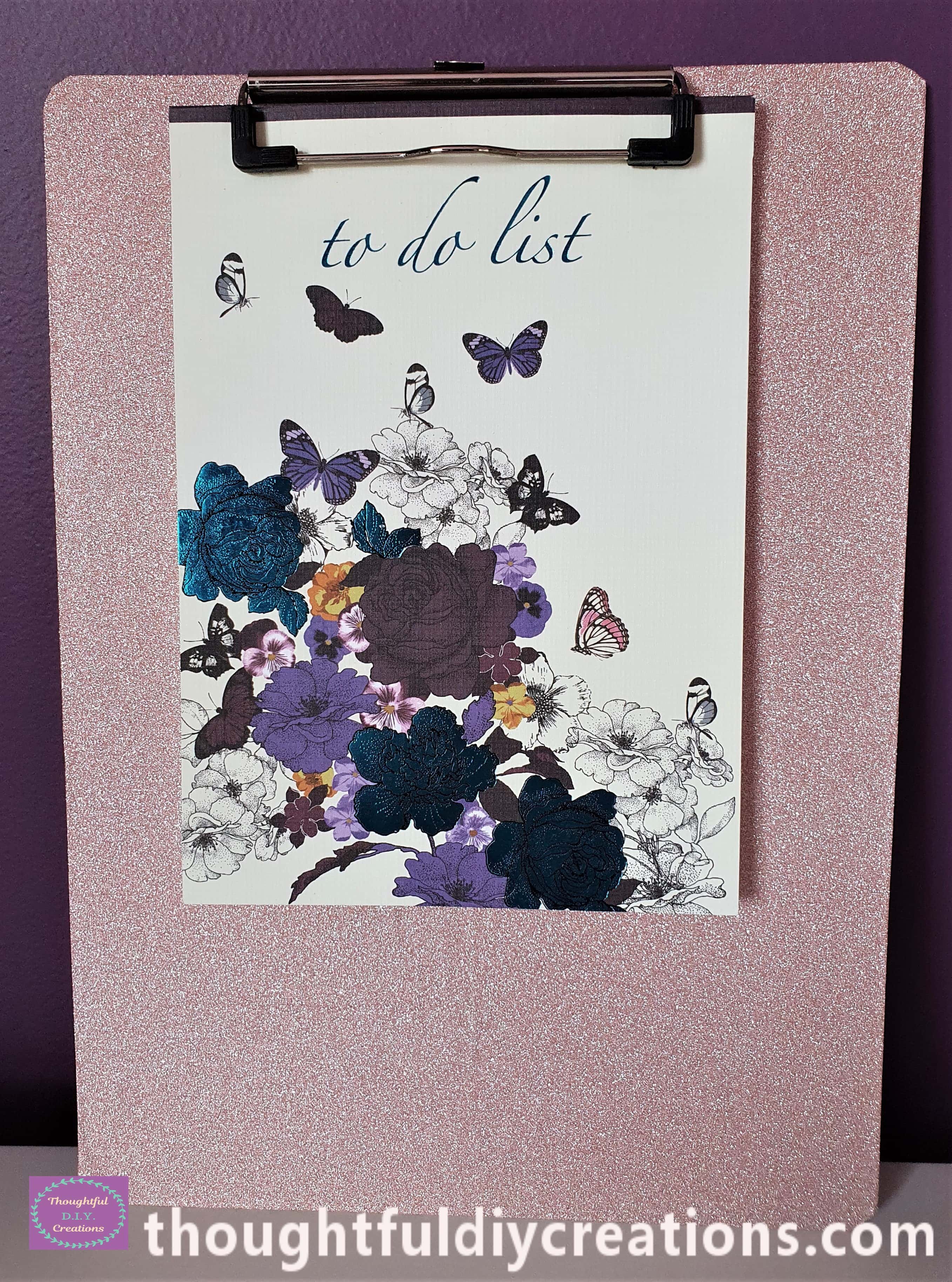 Clipboard Makeover Tutorial - thoughtfuldiycreations Office Decor Craft