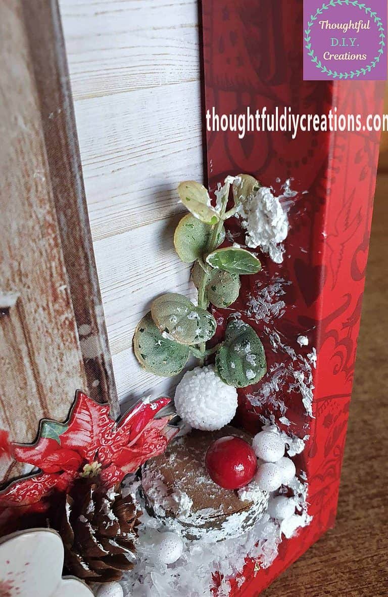 Christmas Shadow Box Tutorial - thoughtfuldiycreations D.I.Y. Xmas Craft