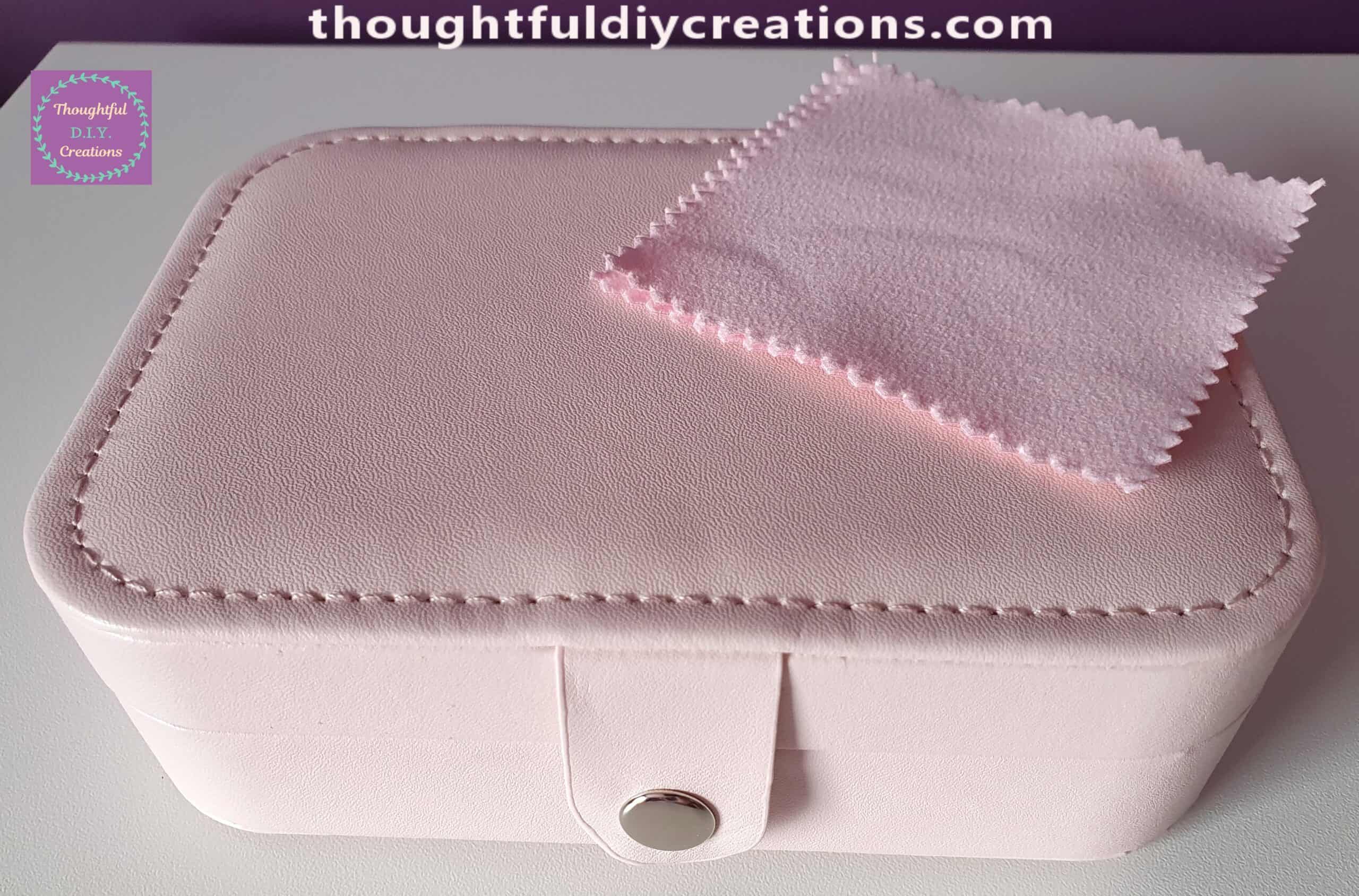 Personalised Jewellery Box Large Pink - thoughtfuldiycreations