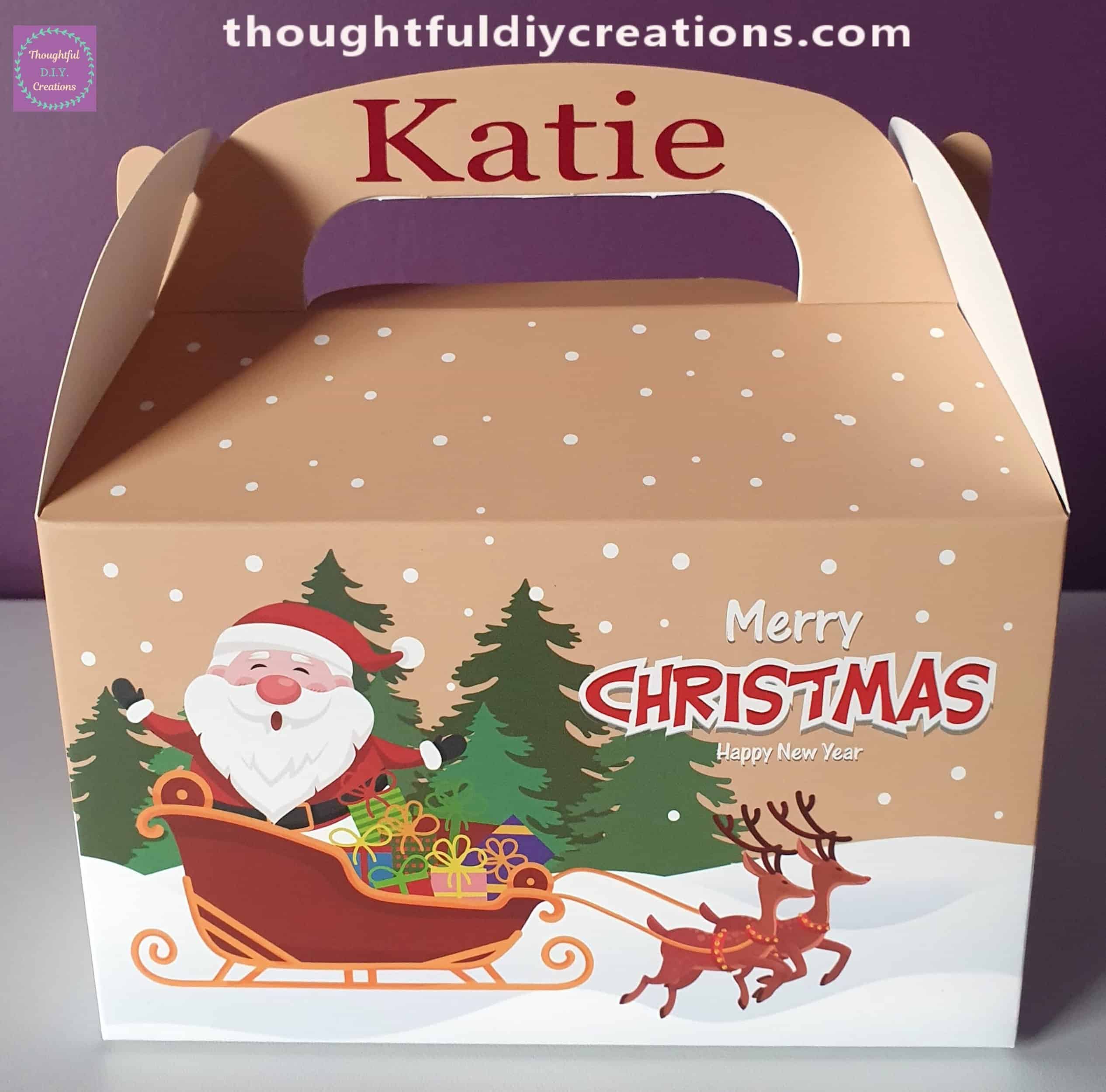 Santa Treat Box - thoughtfuldiycreations